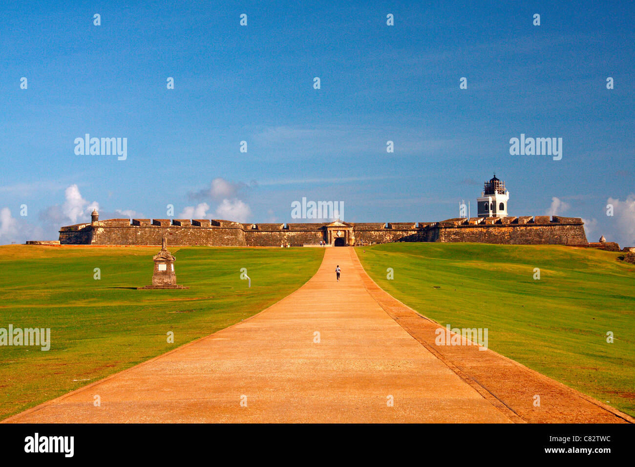 El Morro, the fort of San Felipe in Old San Juan, Puerto Rico Stock ...