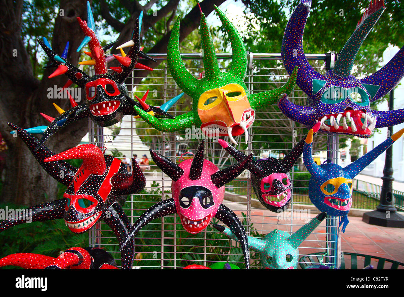 Typical mask in ponce puerto hi-res stock photography and images - Alamy