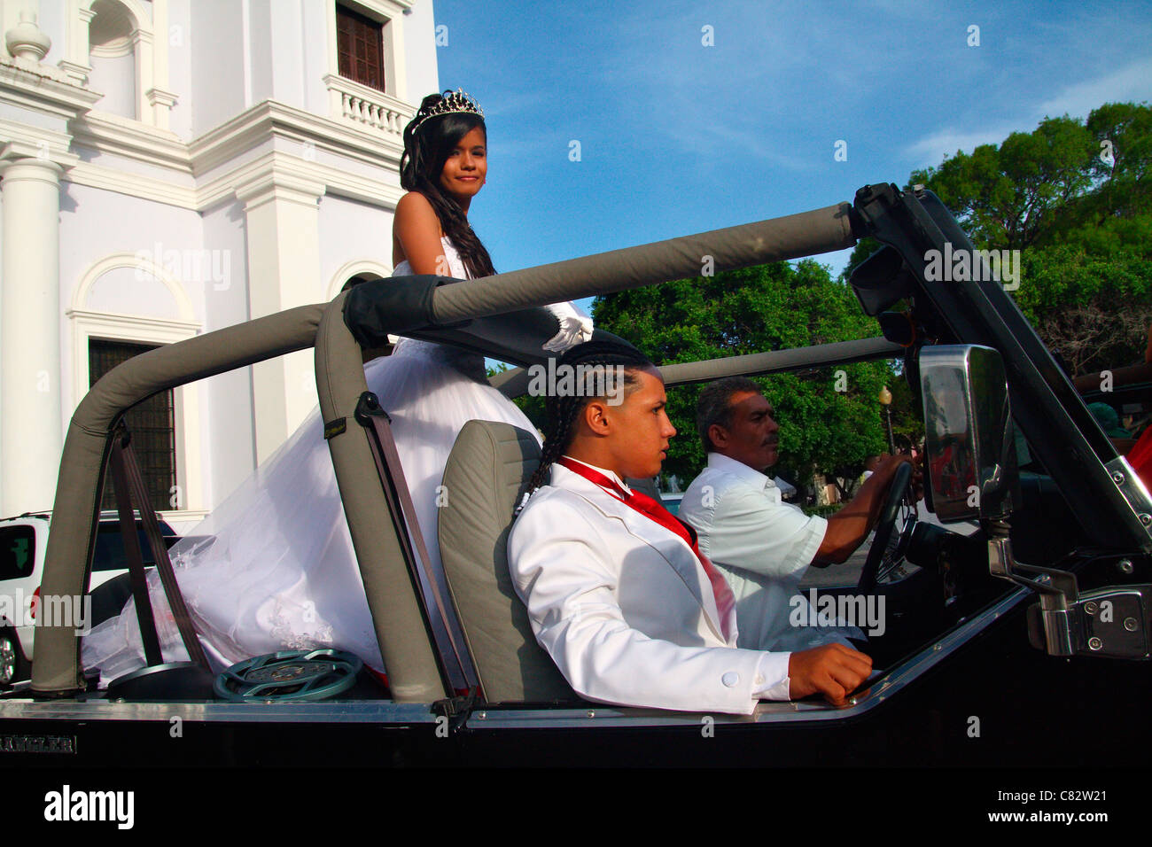 A Quinceañera Party in the Cathedral of Ponce in Puerto Rico Island ...