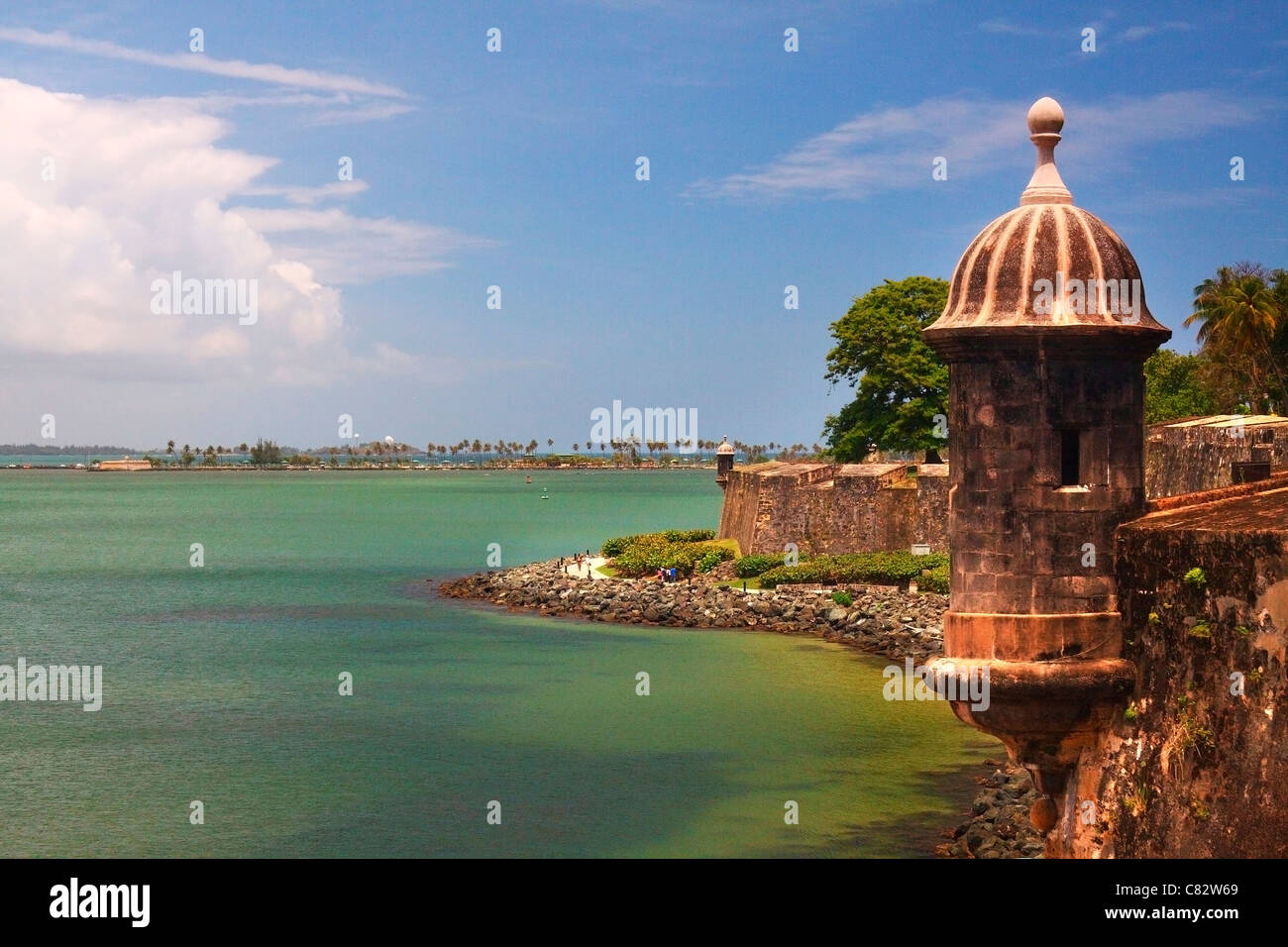 El Morro, the fort of San Felipe in Old San Juan, Puerto Rico Stock ...