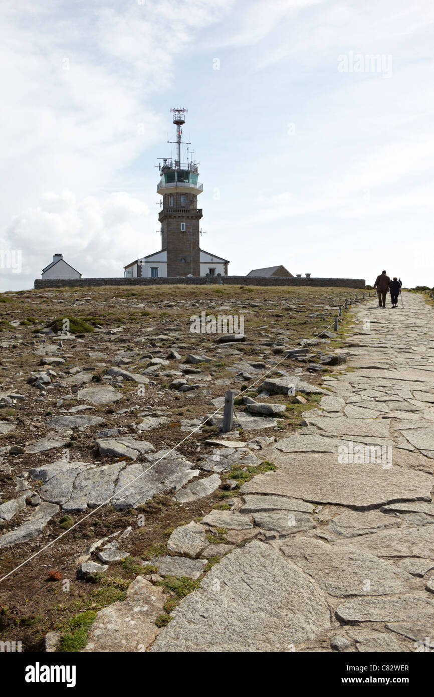 lighthouse Lescoff Finistere Brittany Pointe du Raz Stock Photo - Alamy