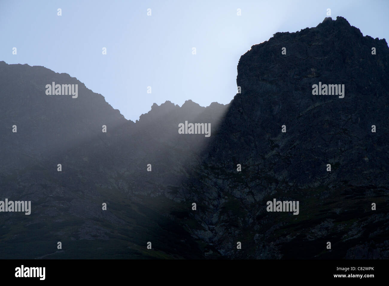 Ray mountains hi-res stock photography and images - Alamy