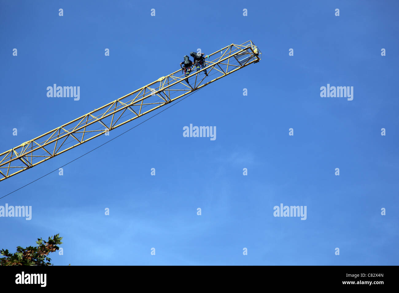 Fireman climbing a ladder hi-res stock photography and images - Alamy