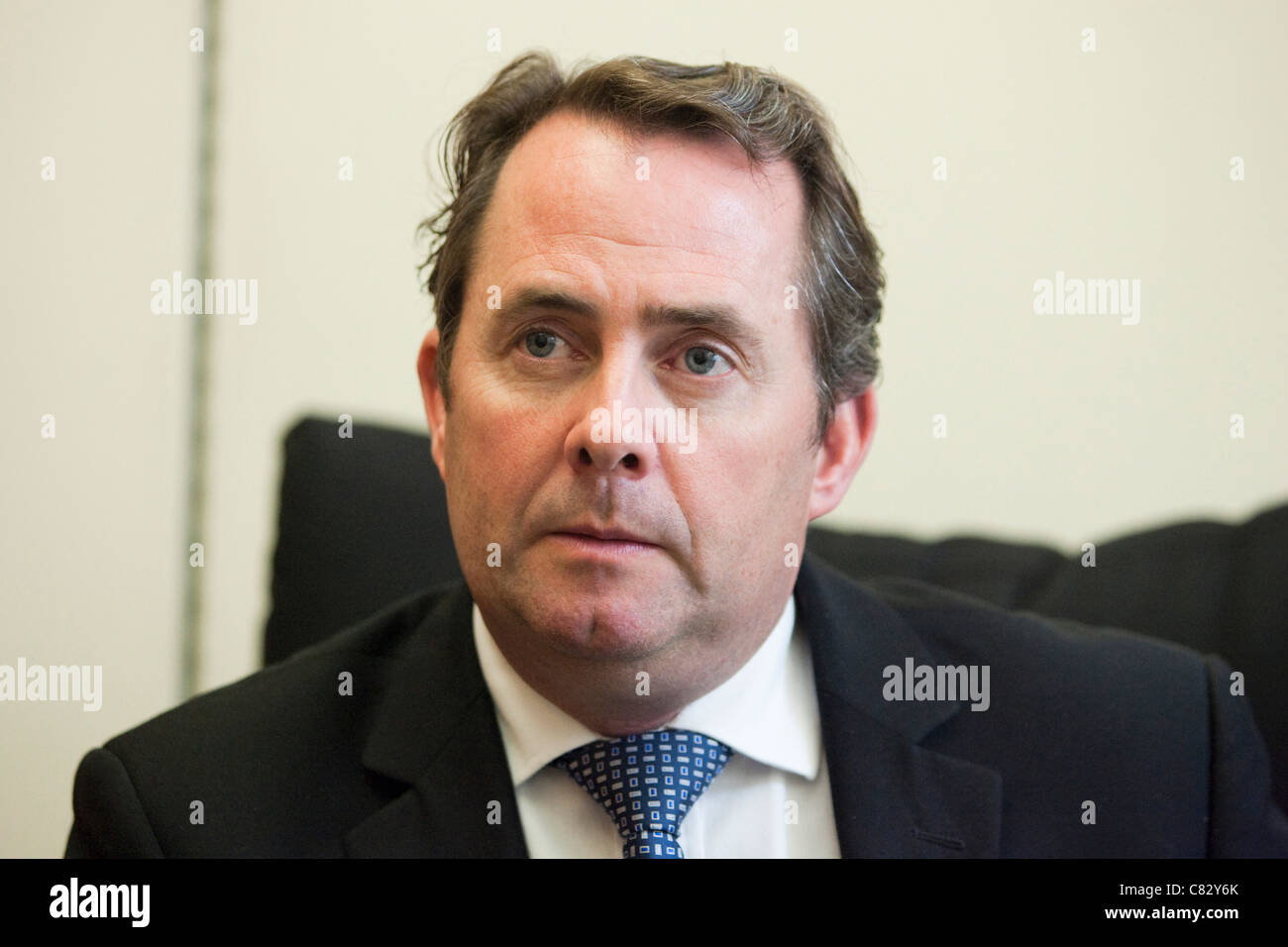 Dr Liam Fox, Defence Secretary. Conservatives Stock Photo - Alamy