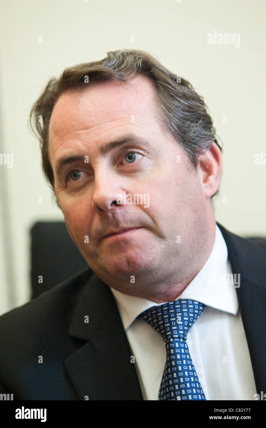 Defence secretary dr liam fox hi-res stock photography and images - Alamy