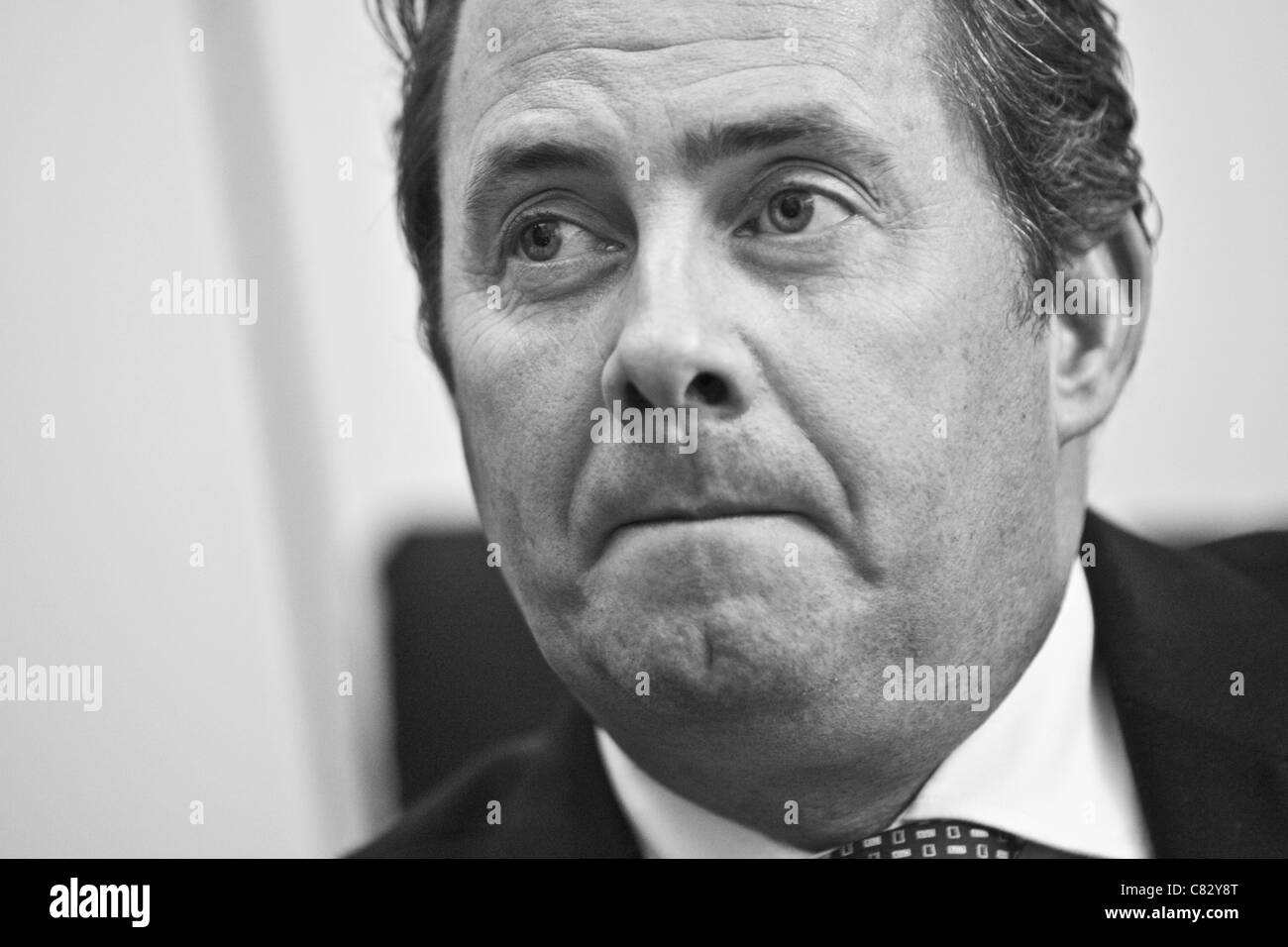 Dr Liam Fox, Defence Secretary. Conservatives Stock Photo - Alamy