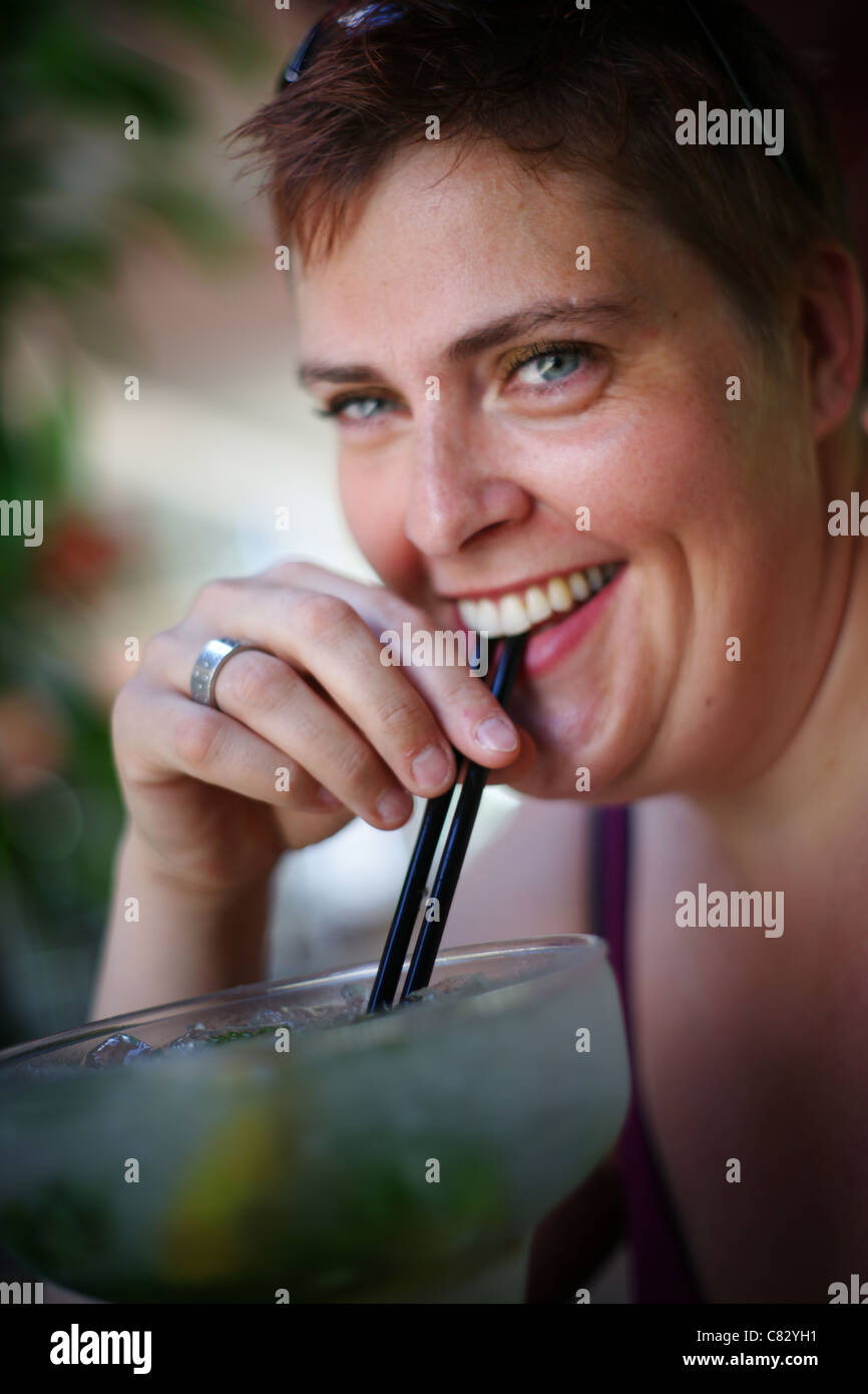 Tourist sipping hi-res stock photography and images - Alamy