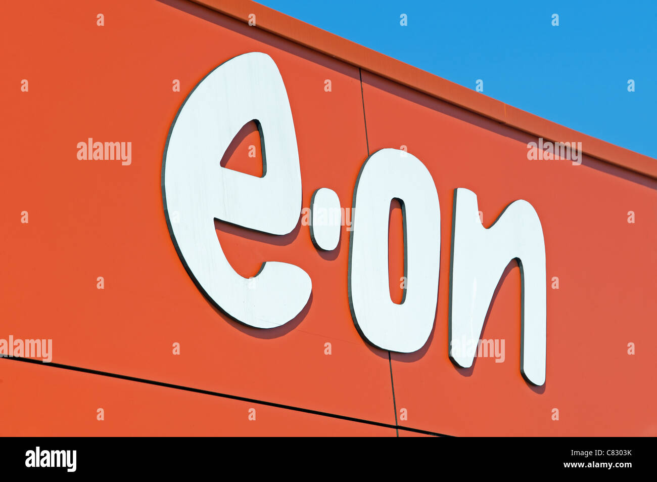 E.ON German energy company logo Stock Photo - Alamy