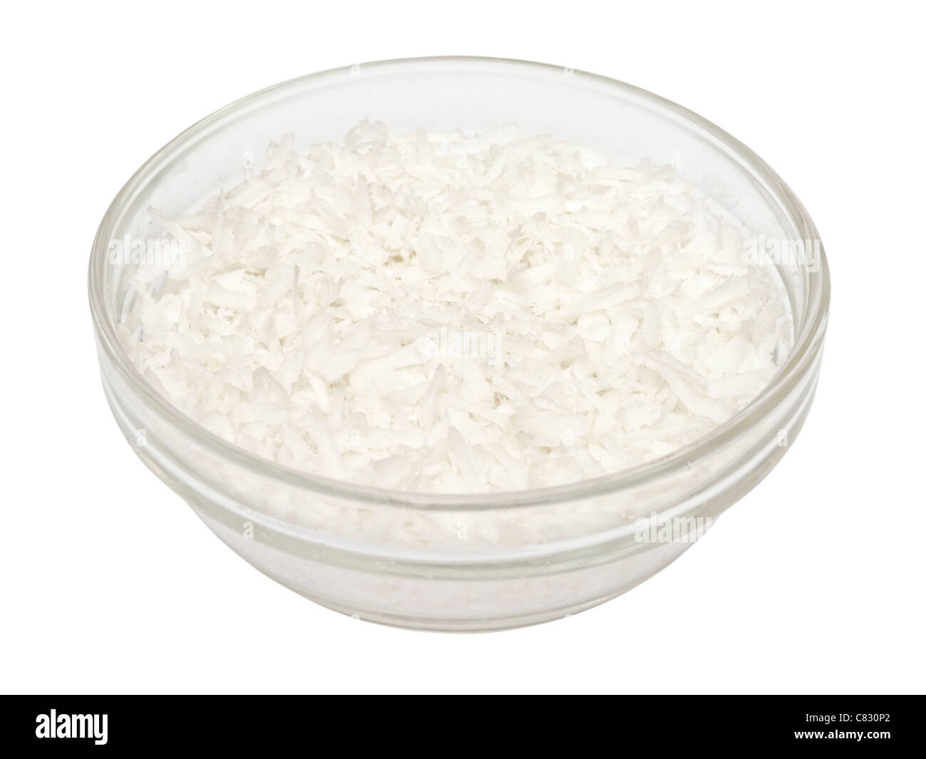 Food dried coconut flakes Cut Out Stock Images & Pictures - Alamy