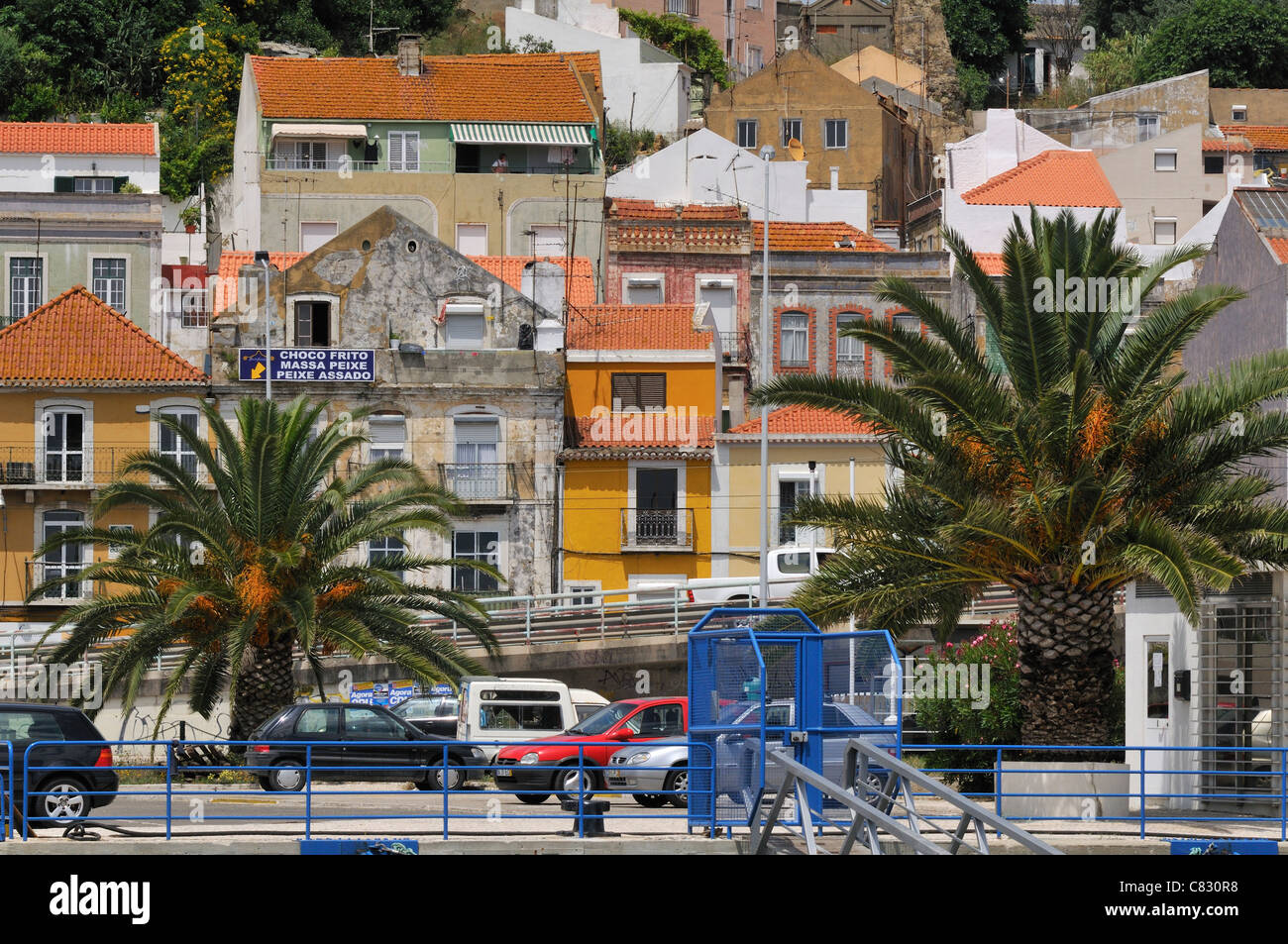 View of the town Setubal from the sea Stock Photo - Alamy