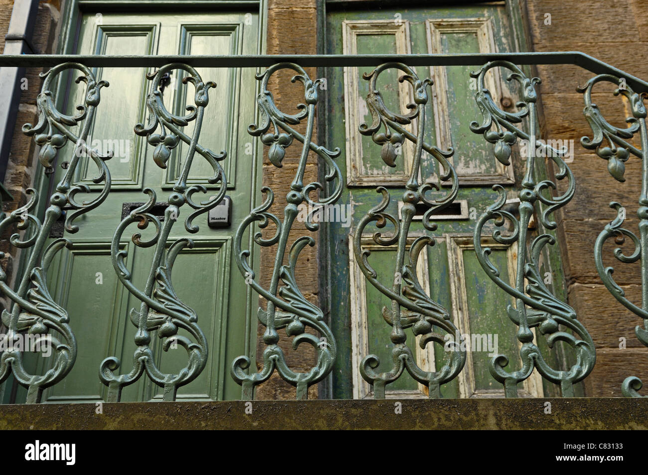 Cast iron rails hi-res stock photography and images - Alamy