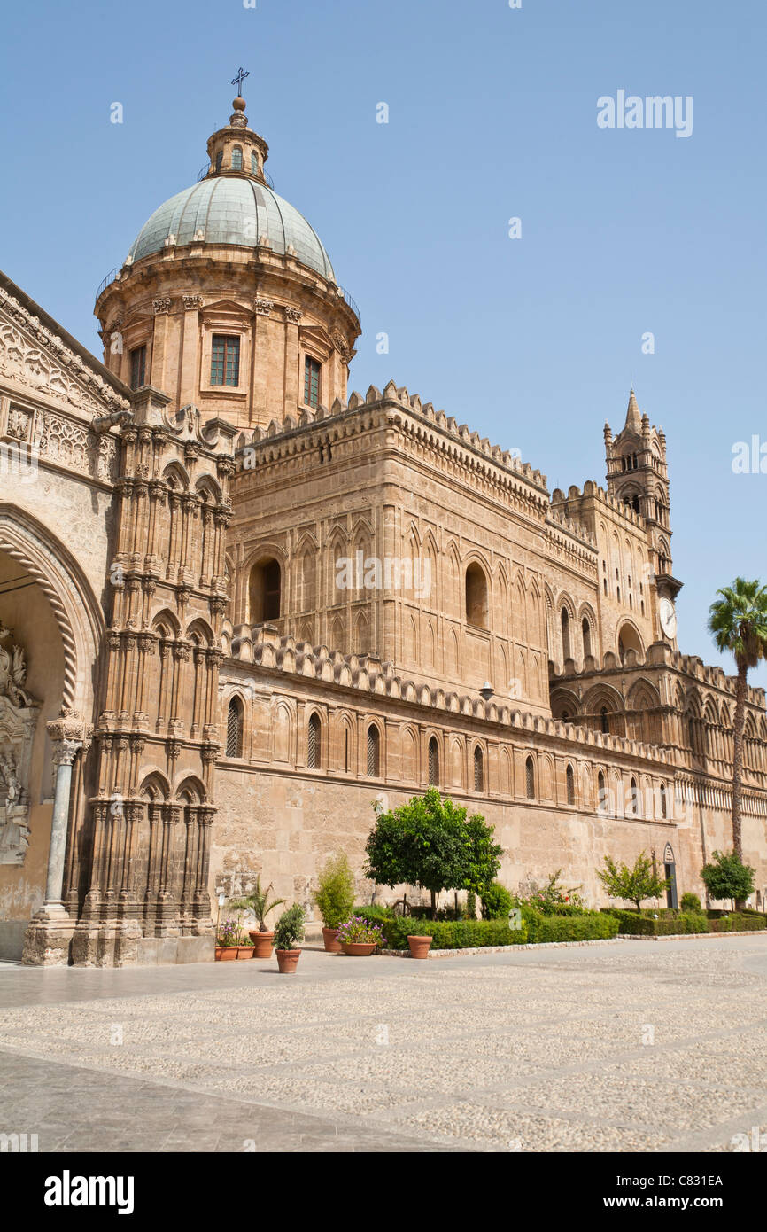 Palermo Cathedral, Palermo, Sicily, Italy Stock Photo - Alamy