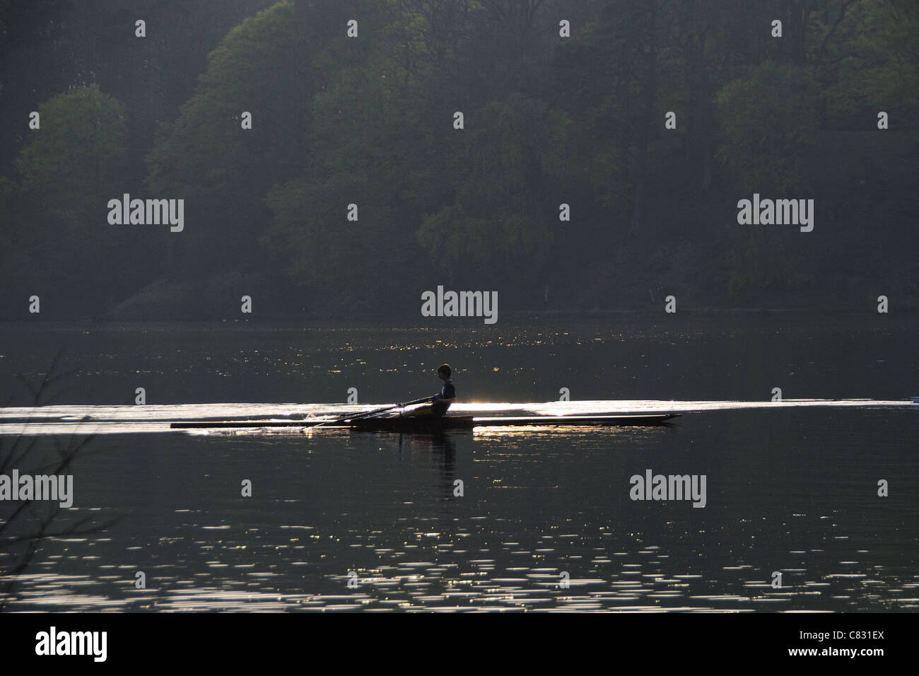 skull boat on lake Stock Photo - Alamy