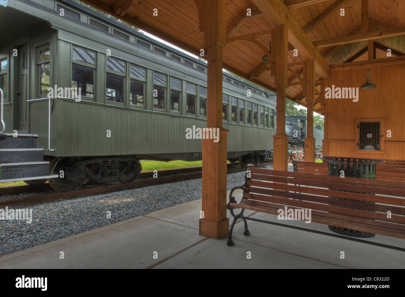 1907 locomotive Steam Train located in Tavares, Florida and still ...