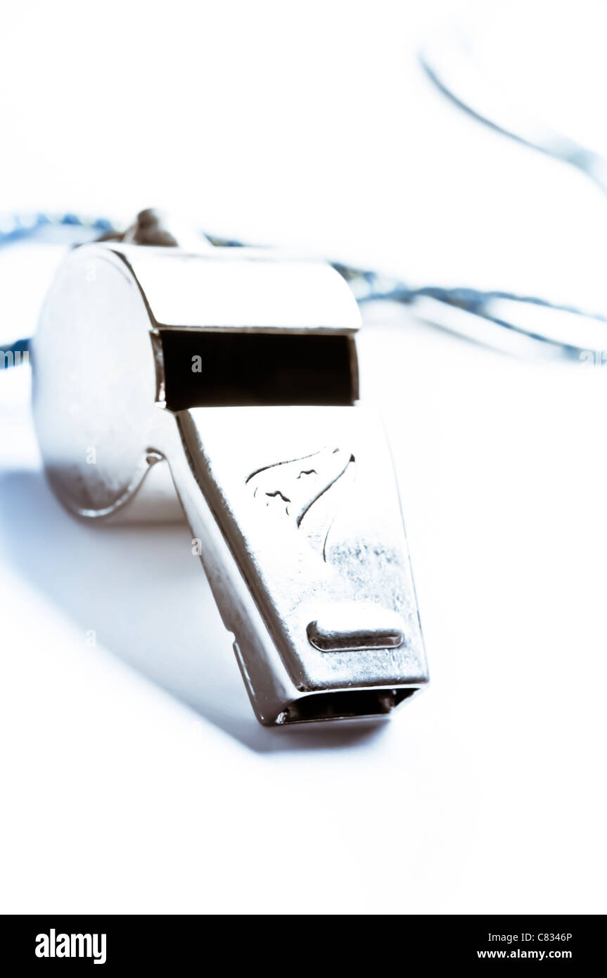 Referee whistle hi-res stock photography and images - Alamy