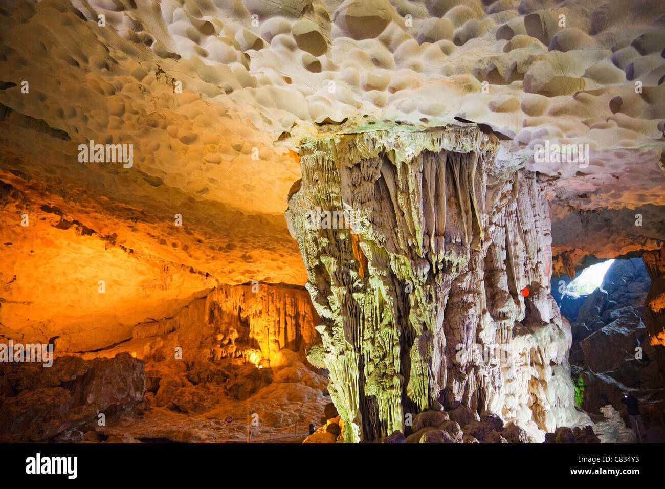Vietnam, Halong Bay, Sung Sot Cave aka Surprise Cave Stock Photo - Alamy