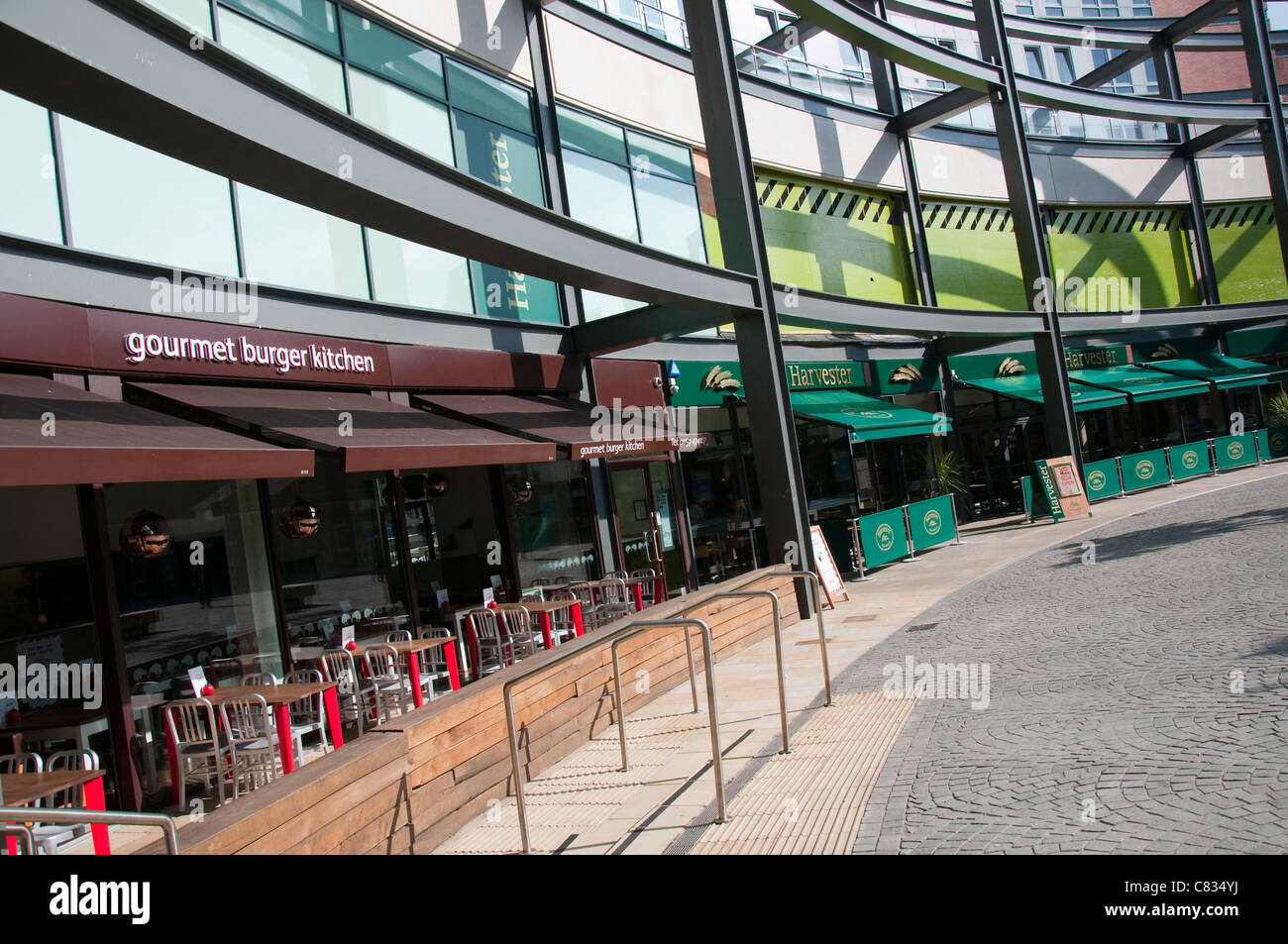 Trinity Square in Nottingham City, England UK Stock Photo - Alamy