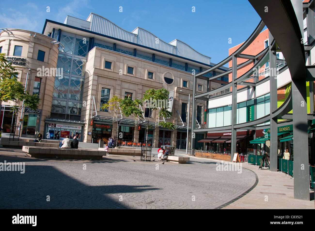 Trinity Square in Nottingham City, England UK Stock Photo - Alamy