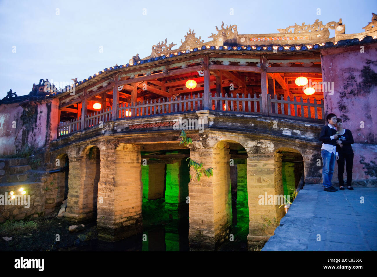 Vietnam, Hoi An, Japanese Covered Bridge Stock Photo - Alamy
