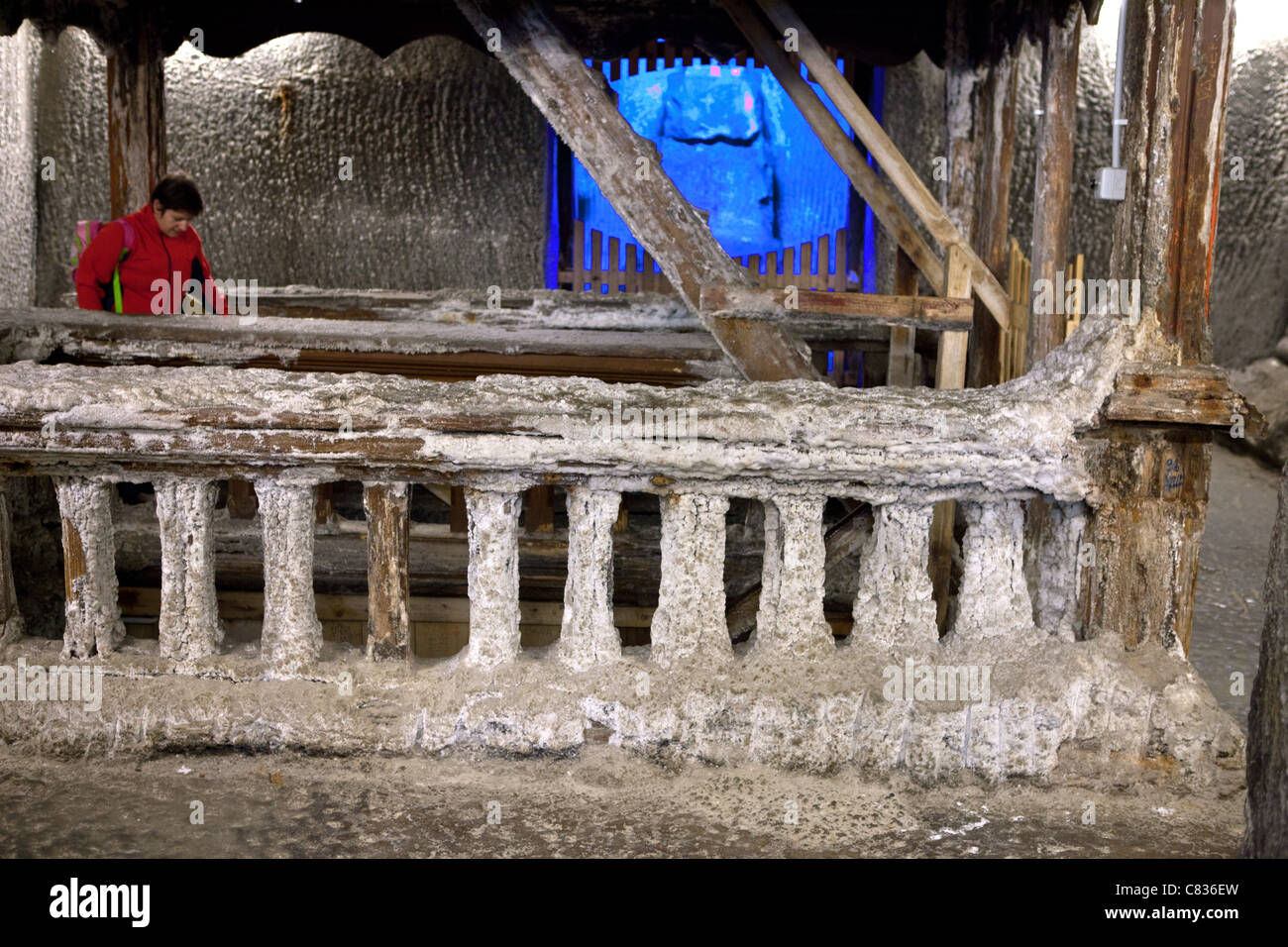 Turda salt mine, tourist attraction in Transylvania, Romania Stock ...