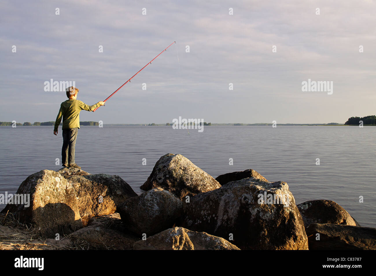 Rock angling hi-res stock photography and images - Alamy