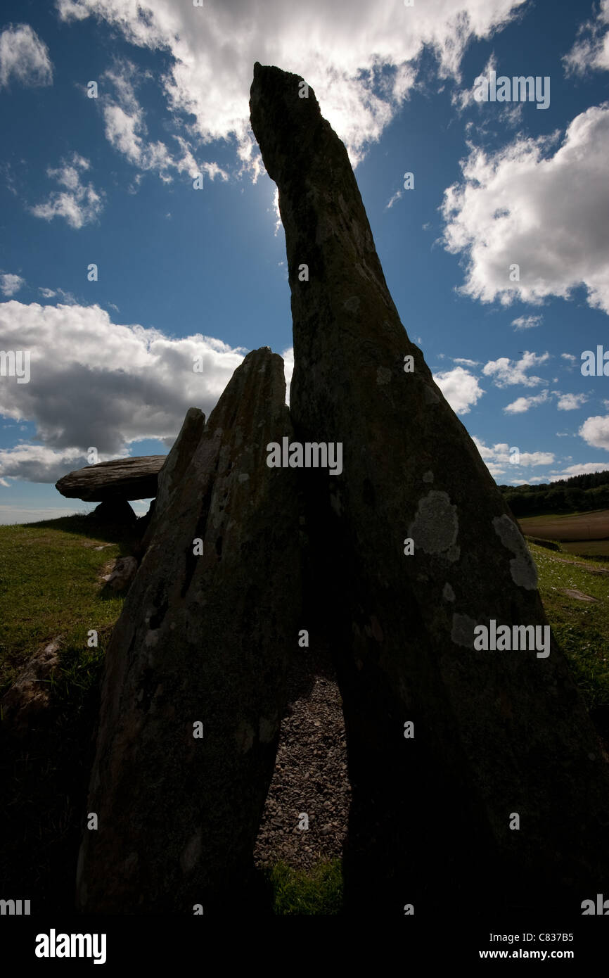 Cairn Holy burial mound Stock Photo - Alamy
