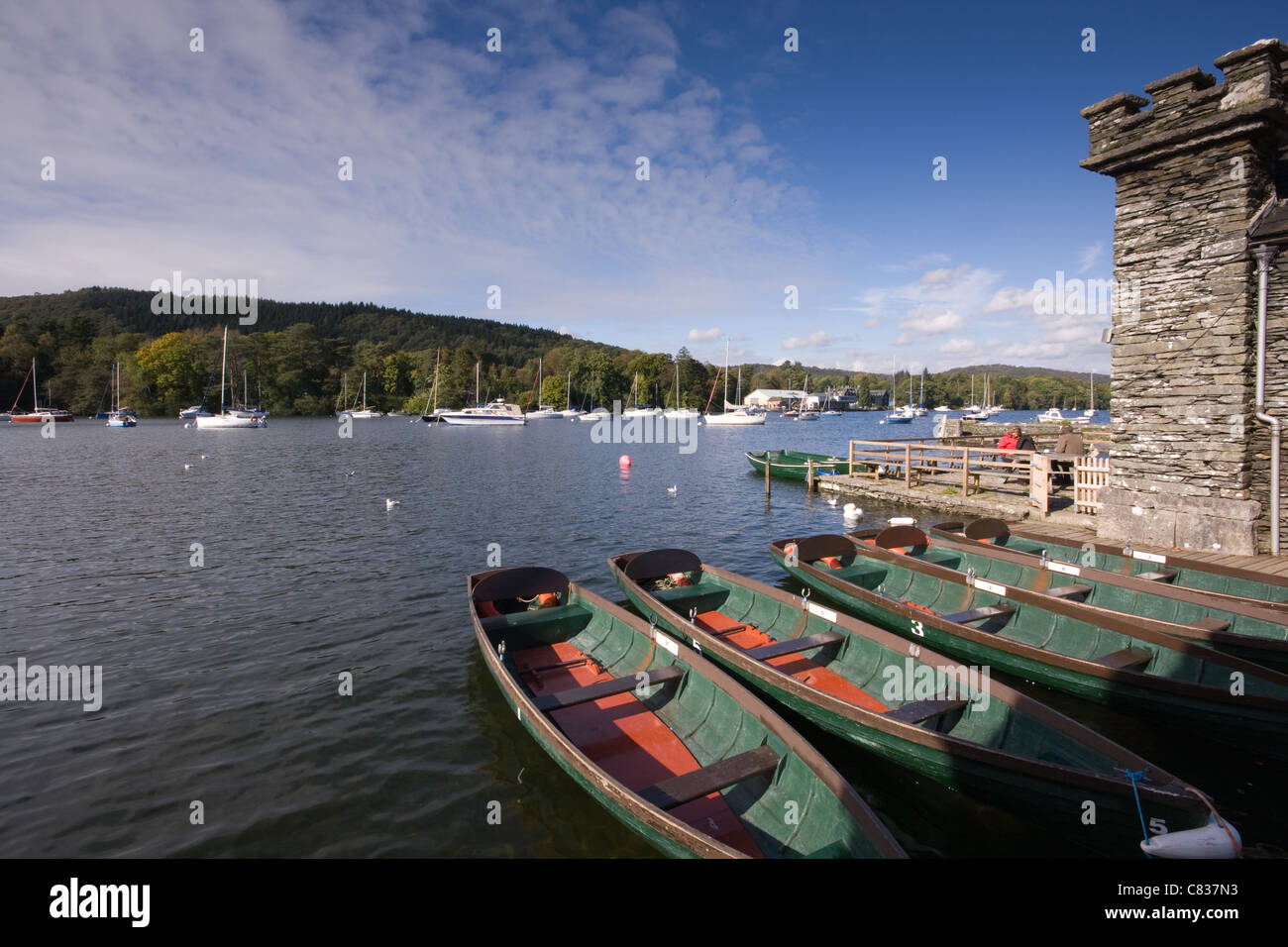 Lake district windermere boats hi-res stock photography and images - Alamy
