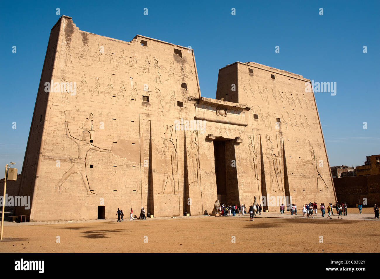 Temple of Horus, Edfu, Egypt Stock Photo - Alamy