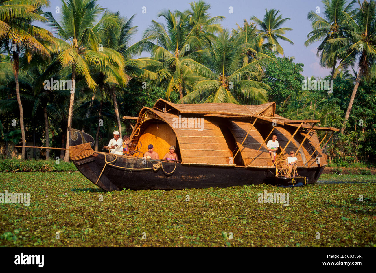 House Boat in the Backwaters of Kerala Stock Photo - Alamy