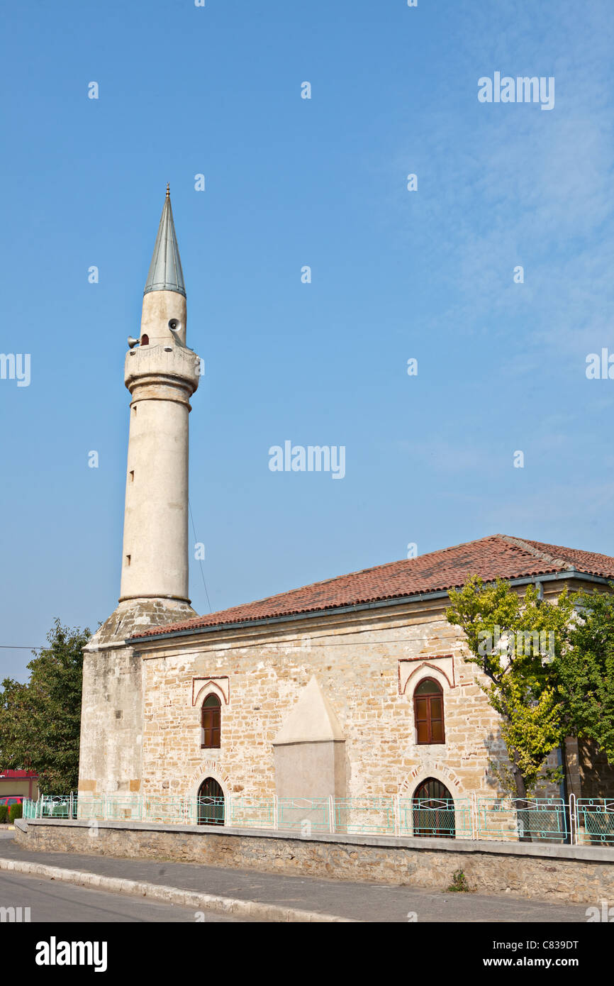 Minaret of the Babadag mosque, Romania Stock Photo - Alamy