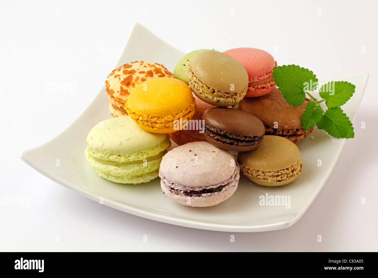 Macaroons. Typical French food Stock Photo - Alamy