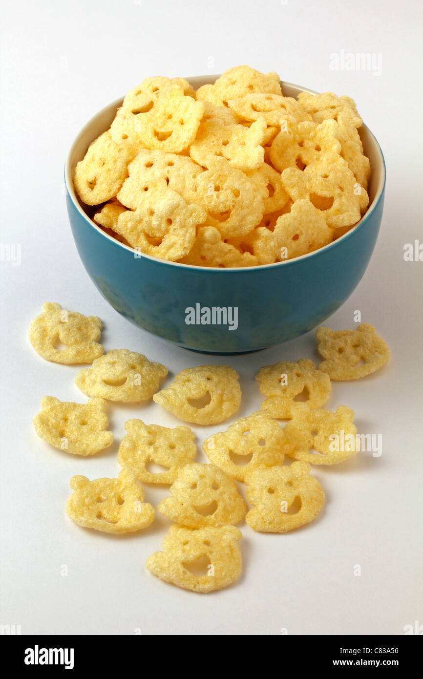 Potato chips. Smiling bears Stock Photo - Alamy