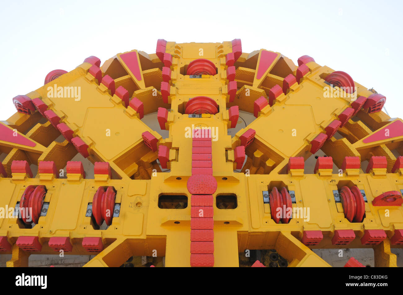 TBM - tunnel boring machine also called "mole" during presentation in ...