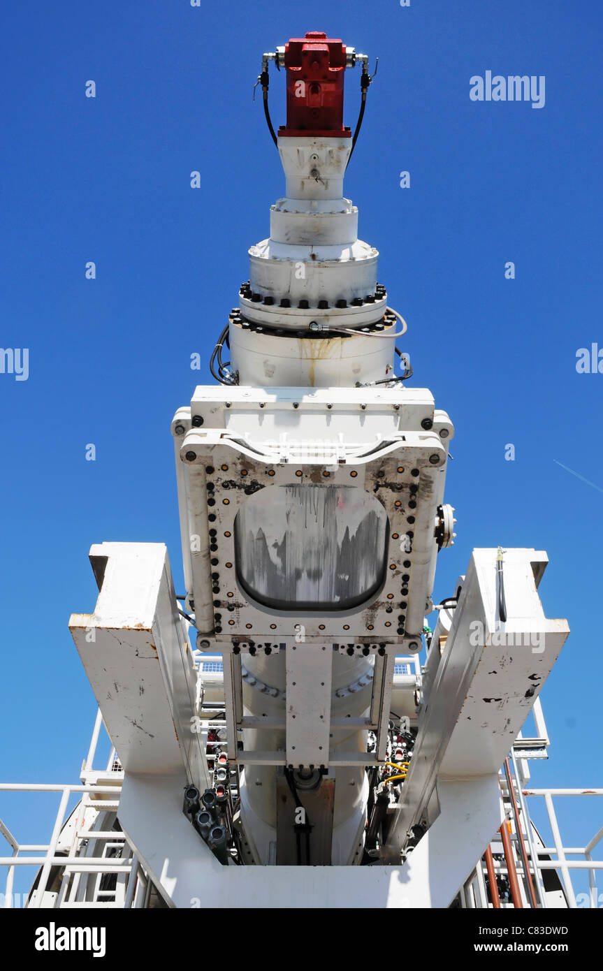 TBM - tunnel boring machine also called "mole" during presentation in ...