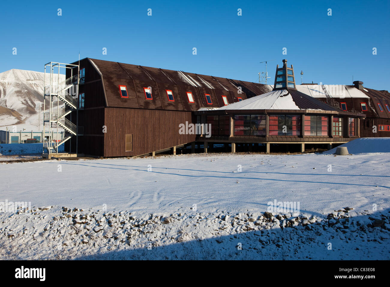 University - UNIS and museum in the town of Longyearbyen, Svalbard Stock Photo - Alamy