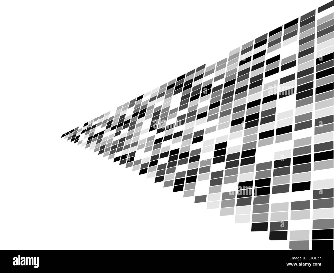 Pixel mosaic Black and White Stock Photos & Images - Alamy