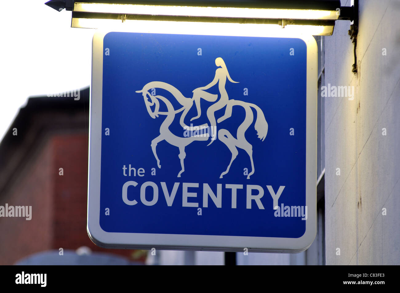 The Coventry Building Society sign Stock Photo - Alamy