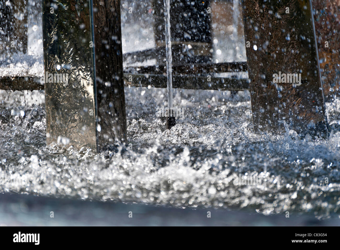 detail of water feature at Stratford upon Avon Stock Photo - Alamy