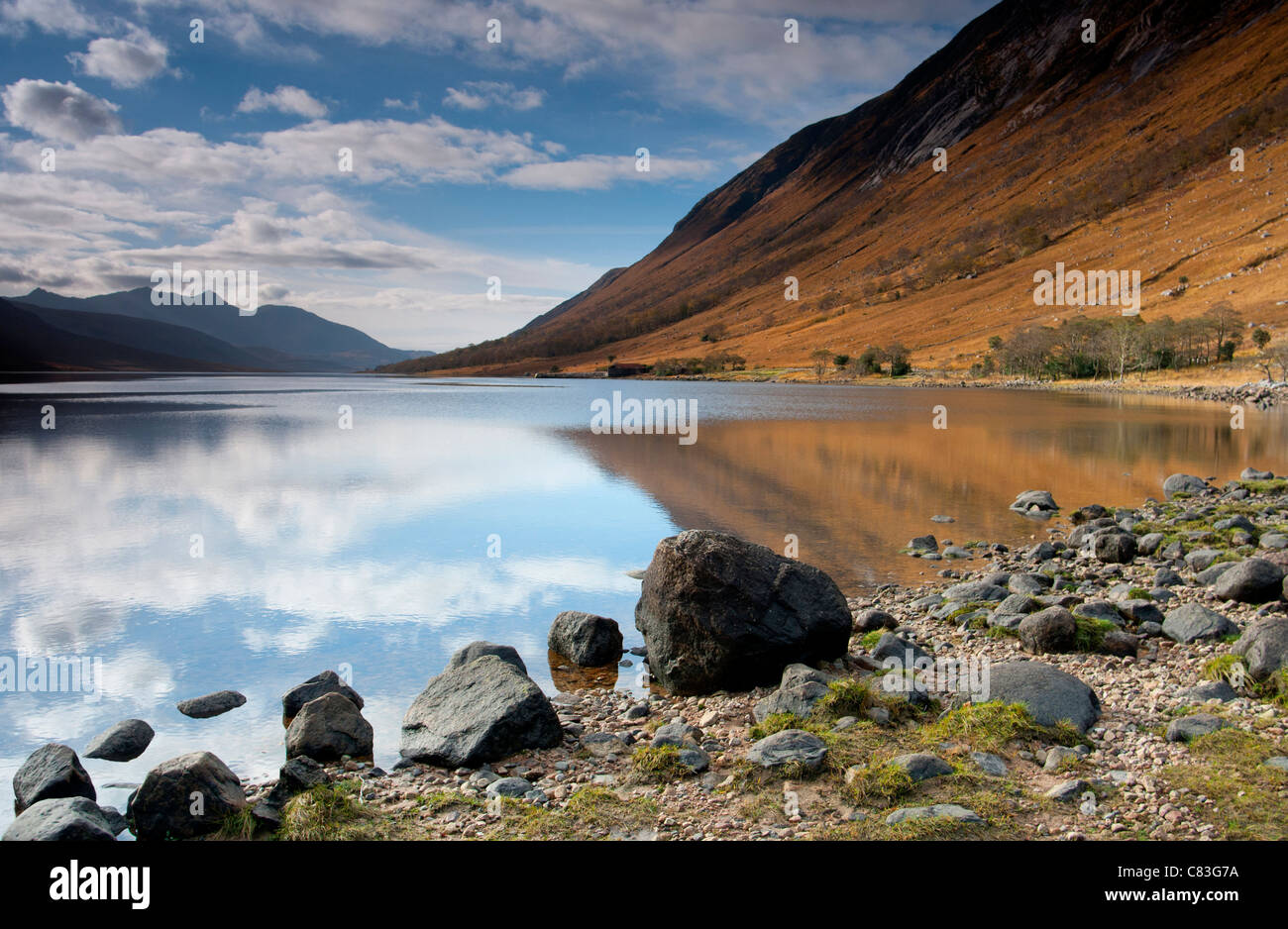 looking across loch etive Stock Photo - Alamy
