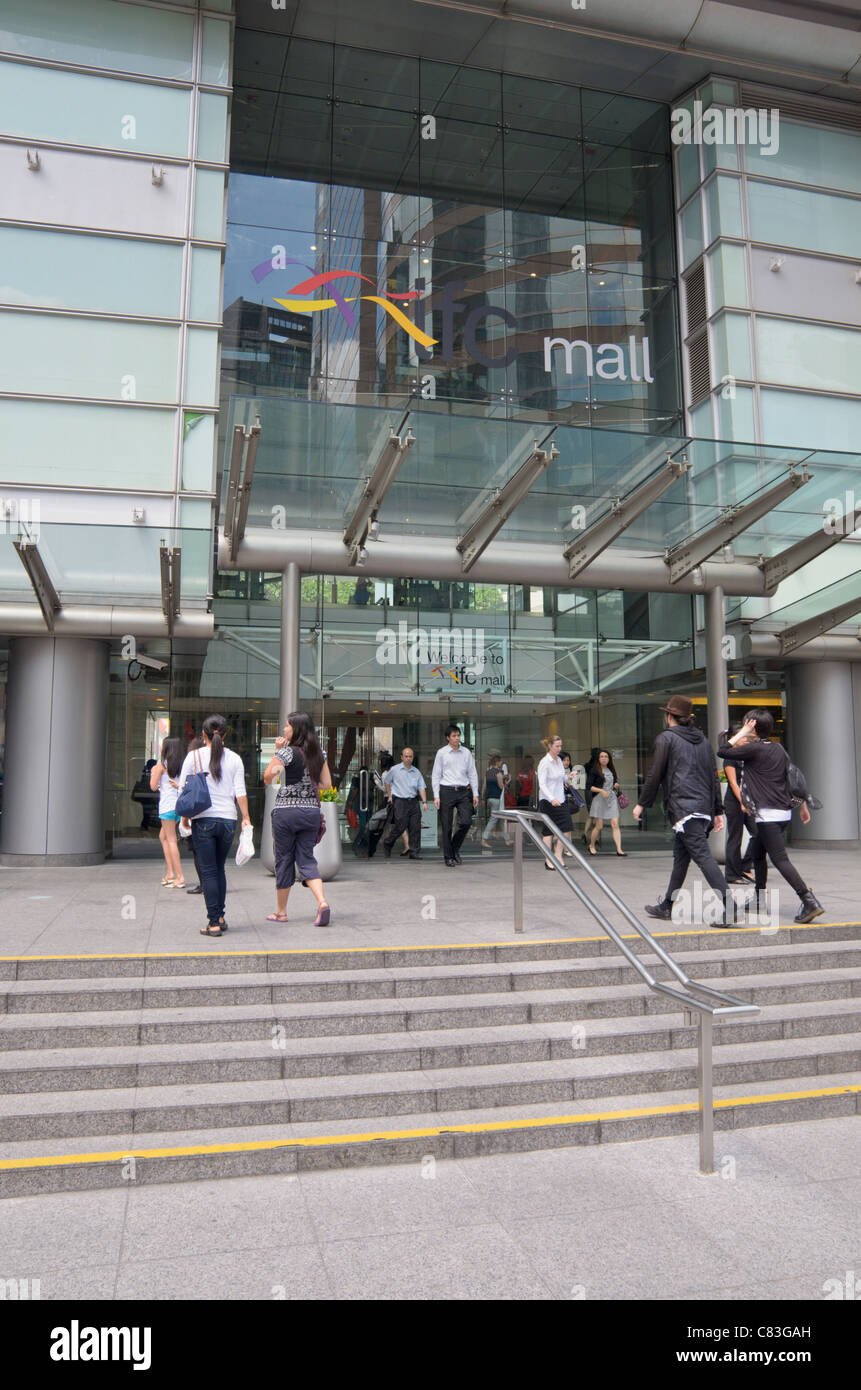 Entrance to the IFC mall in Central, Hong Kong Stock Photo - Alamy