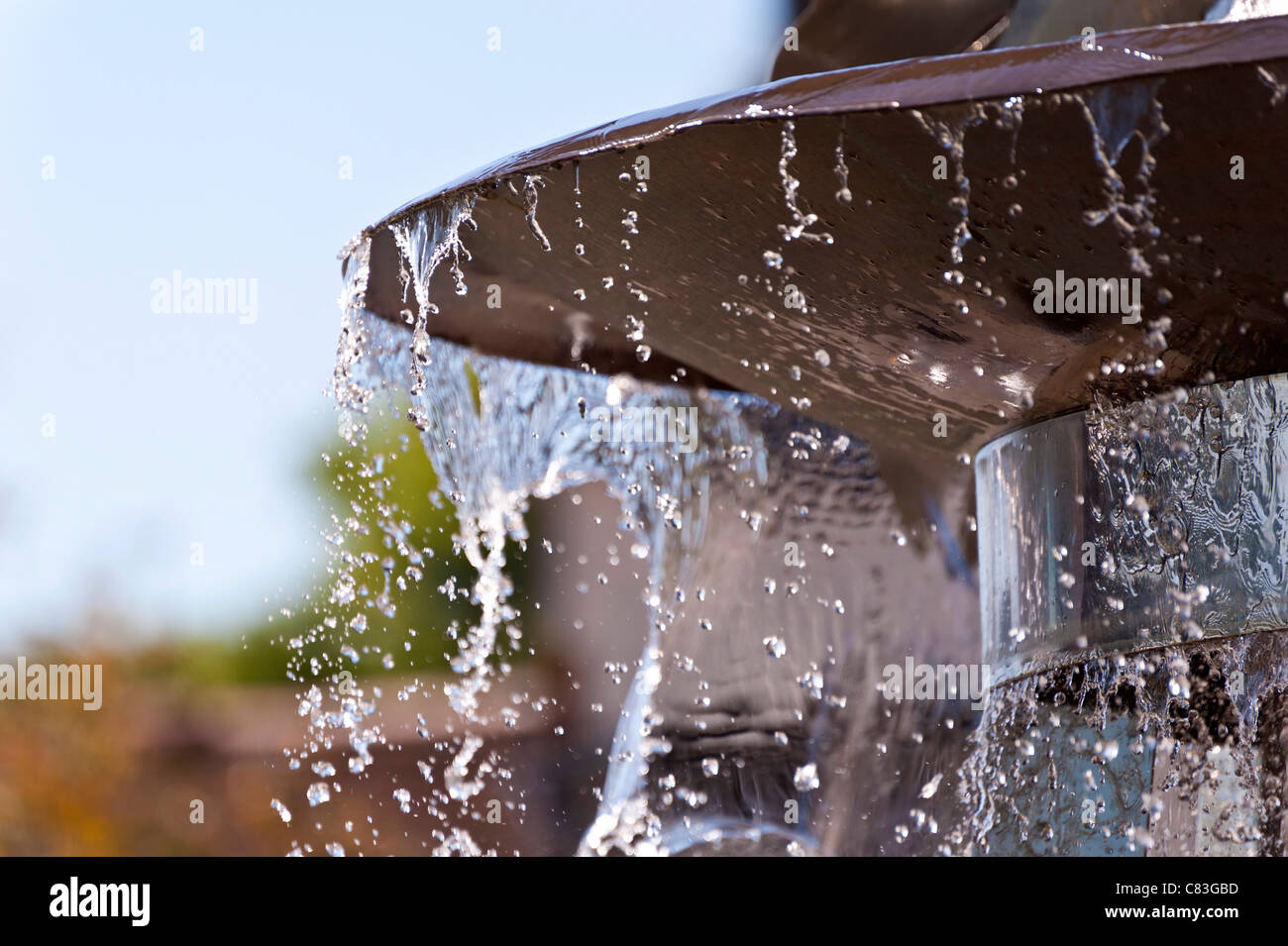 detail of water feature at Stratford upon Avon Stock Photo - Alamy