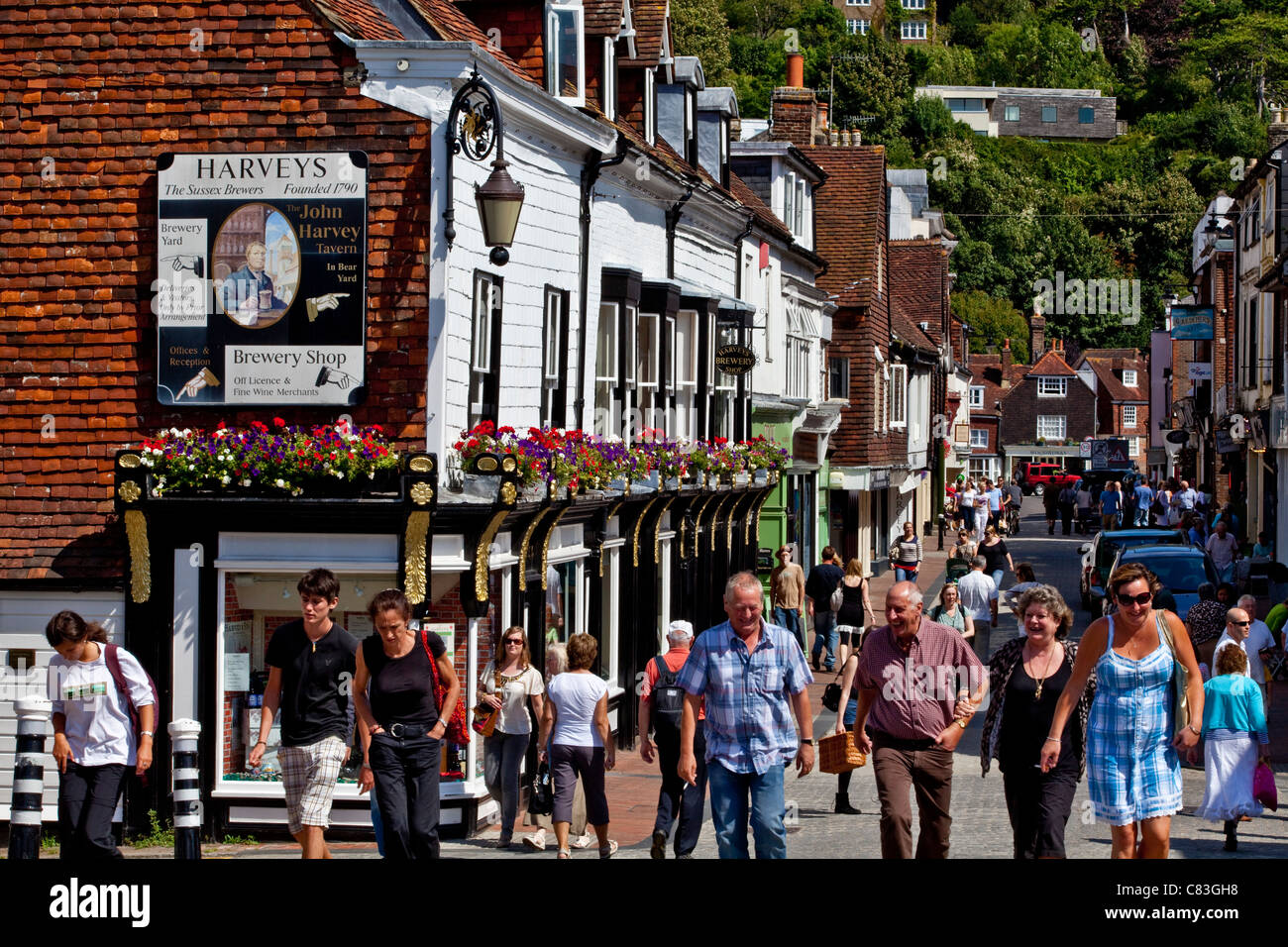Cliffe High Street, Lewes, Sussex Stock Photo - Alamy