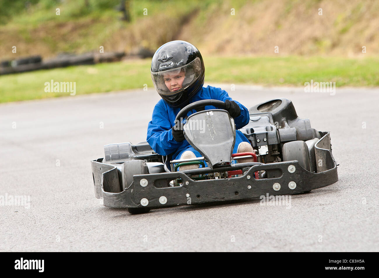 Girls on go carts hi-res stock photography and images - Alamy