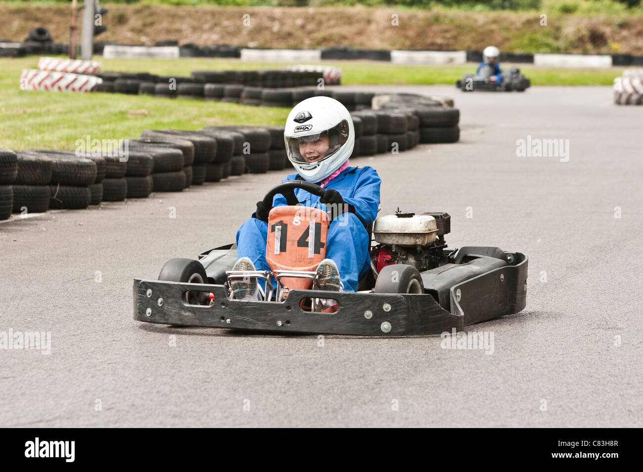 Go carts kids hi-res stock photography and images - Alamy