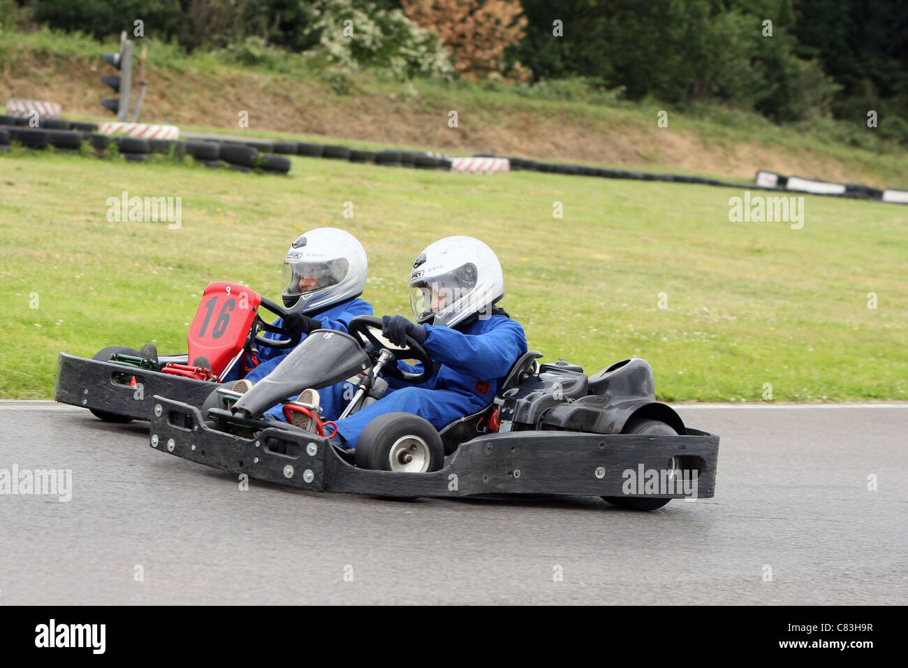 Go carting children hi-res stock photography and images - Alamy