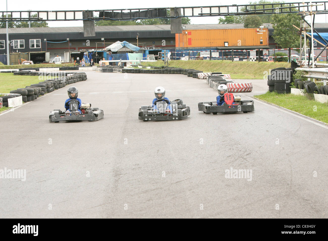 Go carting children hi-res stock photography and images - Alamy