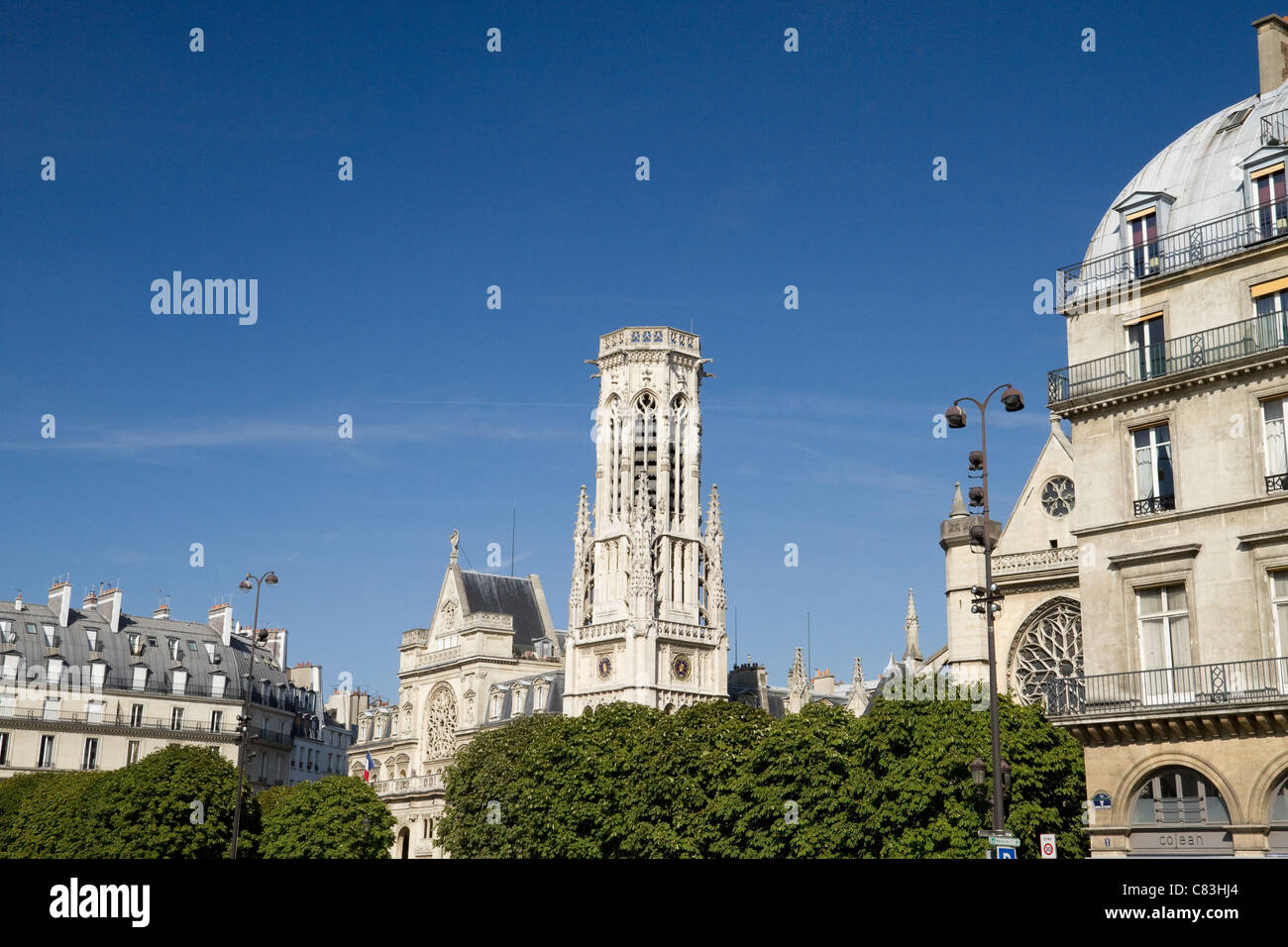 Tower St Jacques Paris France Stock Photo - Alamy