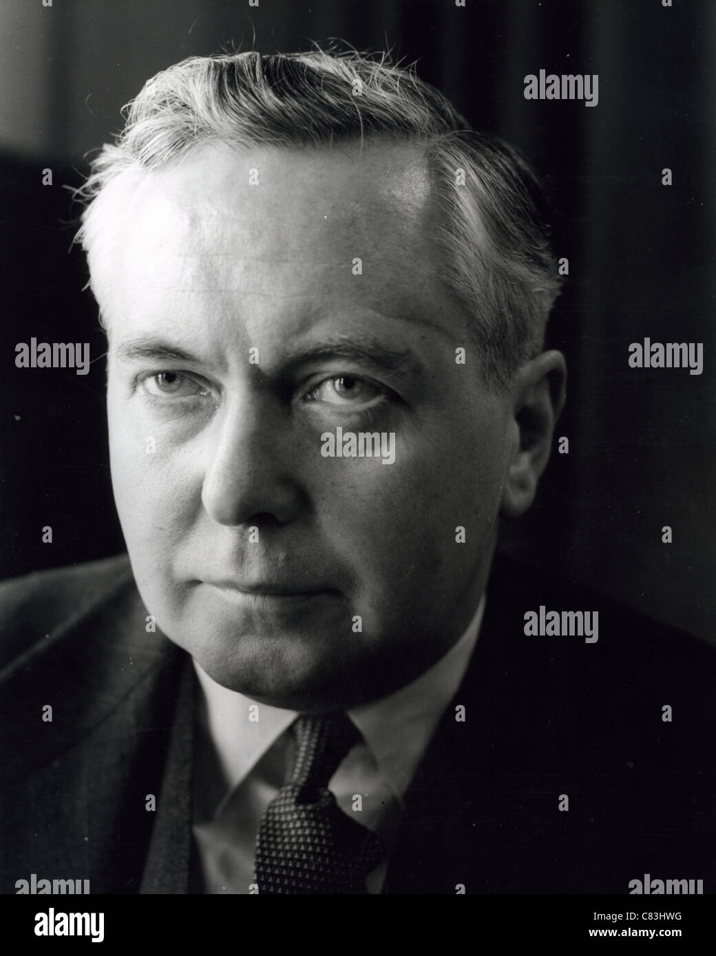 HAROLD WILSON (1916-1995) as British Labour politician about 1964 ...