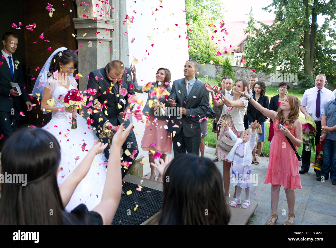 Traditional wedding ceremony and party in Poland Stock Photo - Alamy