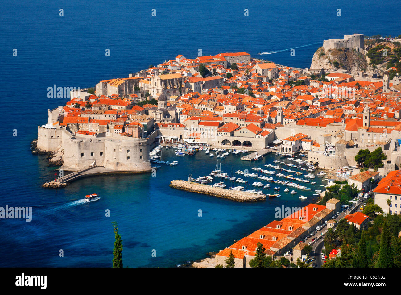 Dubrovnik top view hi-res stock photography and images - Alamy